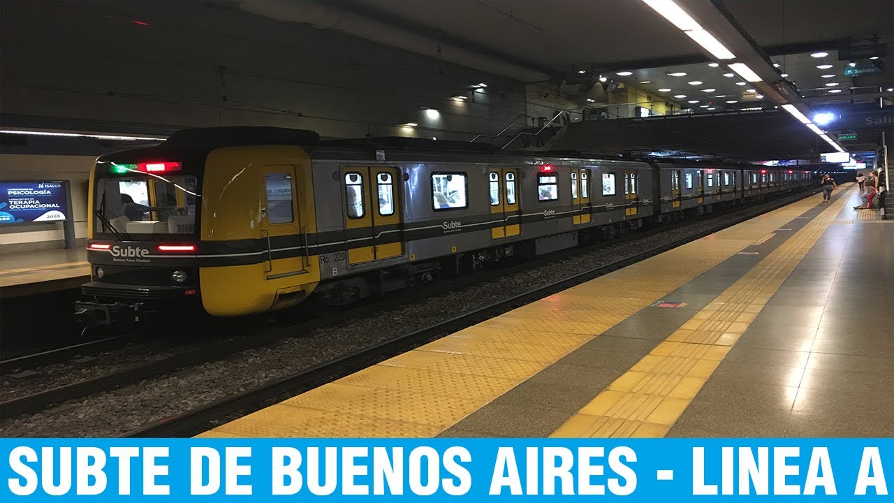 Subte de Buenos Aires | Linea A (Febrero 2020) - YouTube