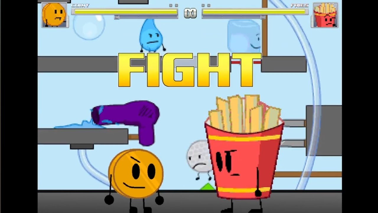 Coiny vs. Fries - BFDI | M.U.G.E.N - YouTube