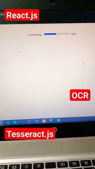 Tesseract Js React Js Ocr Tesseract With React Image To Text Conversion With React Youtube