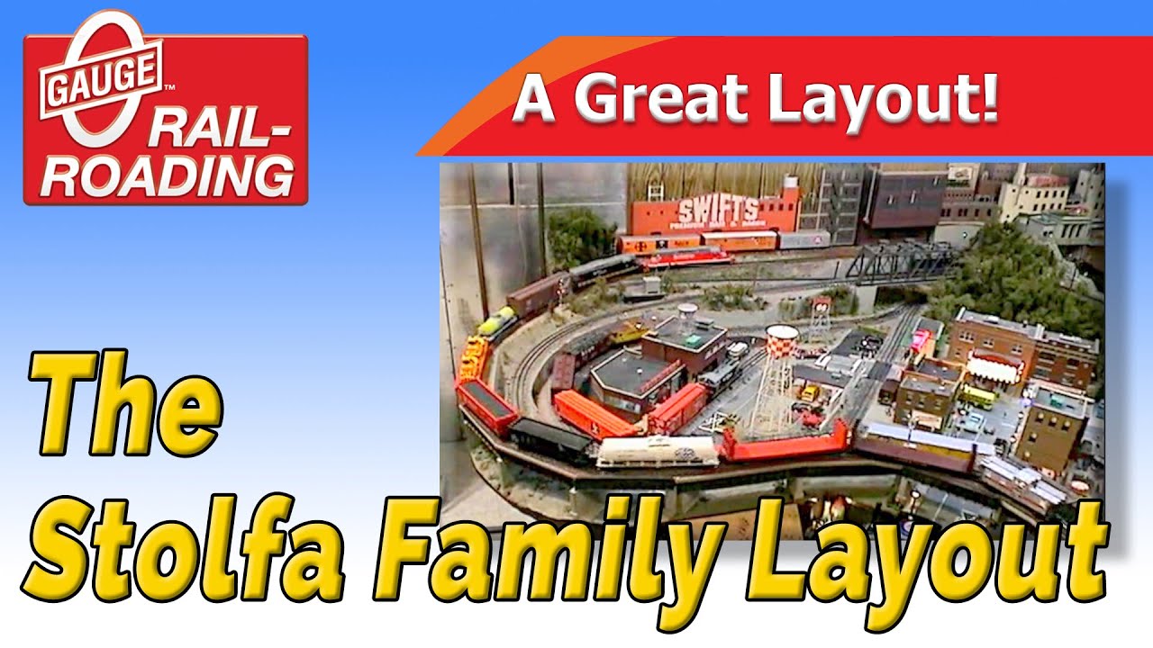 O Gauge Layout: The Stolfa Family 3-Rail Layout - YouTube