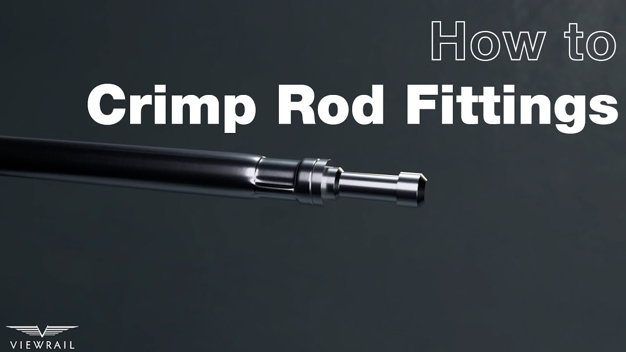 How to Crimp Rod Fittings - YouTube