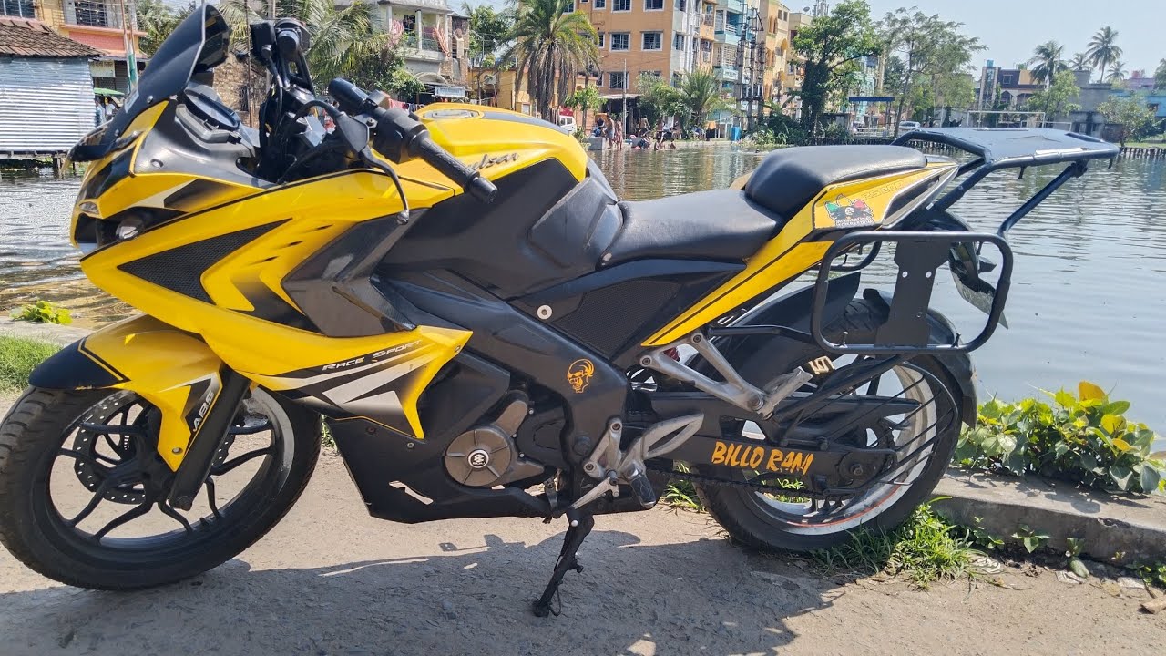 Rs 200 top rack, saddle,back rest .. #rs #rs200 #rs200lovers #MR.moto ...