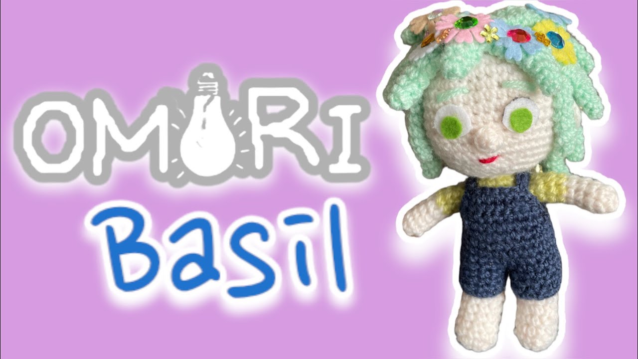 Como tejer BASIL omori amigurumi paso a paso tutorial crochet subtítulos - YouTube