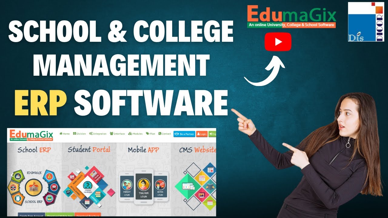 Edumagix School & College managemnet ERP Software Tutorial - YouTube