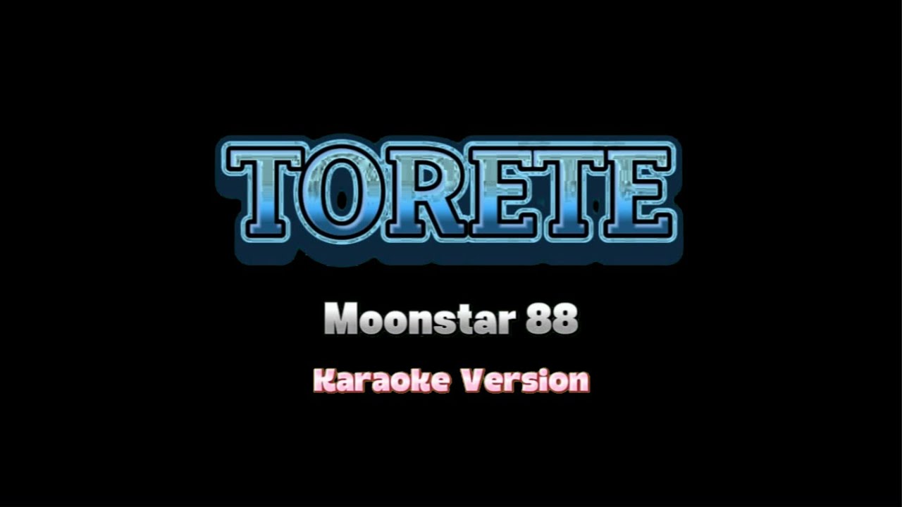 TORETE - Moonstar88 ( Karaoke with AI animations) #karaoke #moonstar88 ...