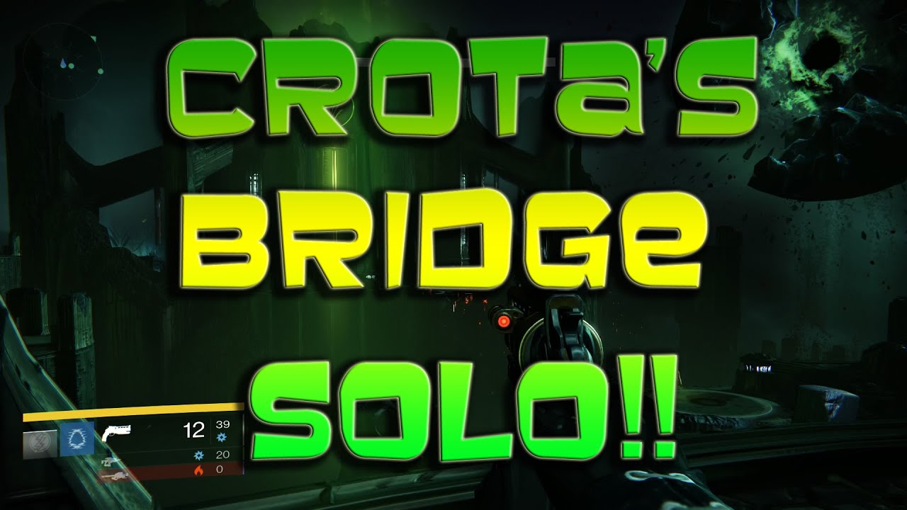 Destiny - Crota's End BEAT THE BRIDGE PART SOLO! / GATEKEEPER PART ...