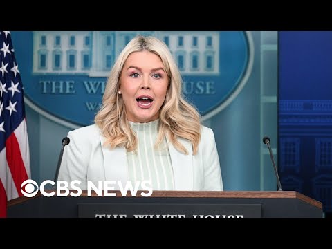 White House holds briefing as Iran contradicts Trump on war negotiations | full video