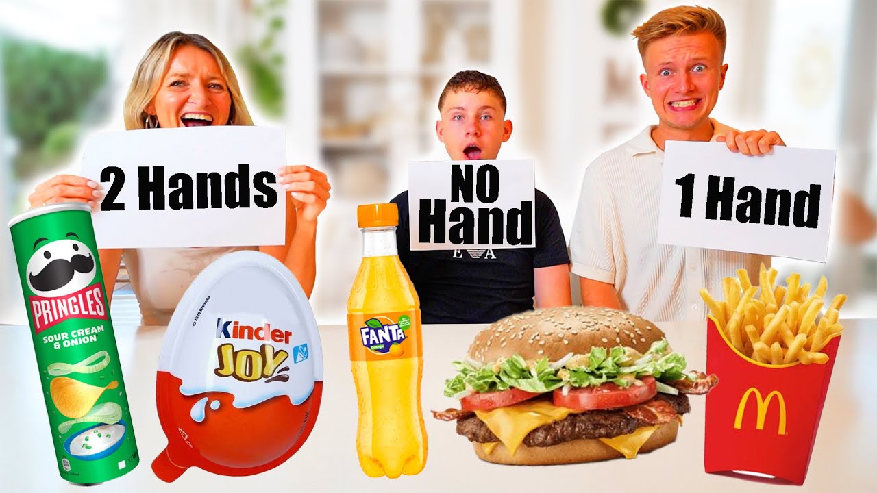 2 Hands vs 1 Hand vs NO Hand - BÖSE ÜBERRASCHUNG 😱😲 TipTapTube - YouTube
