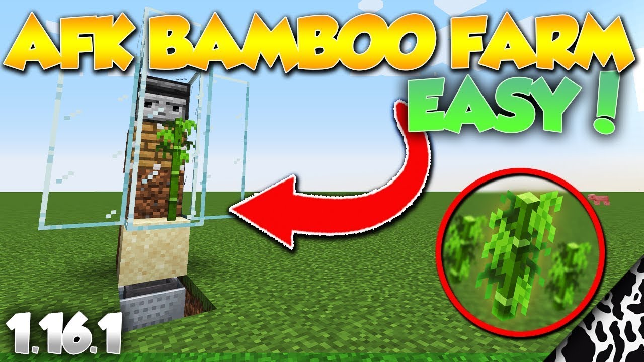 Compact Bamboo Farm in Minecraft - YouTube