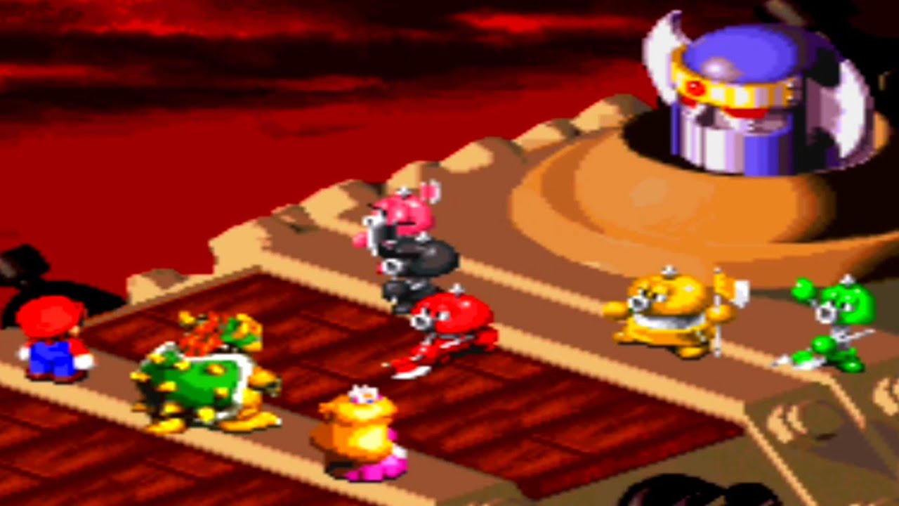 Super Mario RPG - Gameplay Walkthrough Part 11 - Mario vs Axem Rangers ...