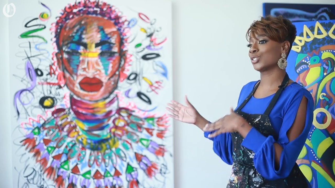 Artist Whitney Austin is opening her third studio in Charlotte - YouTube