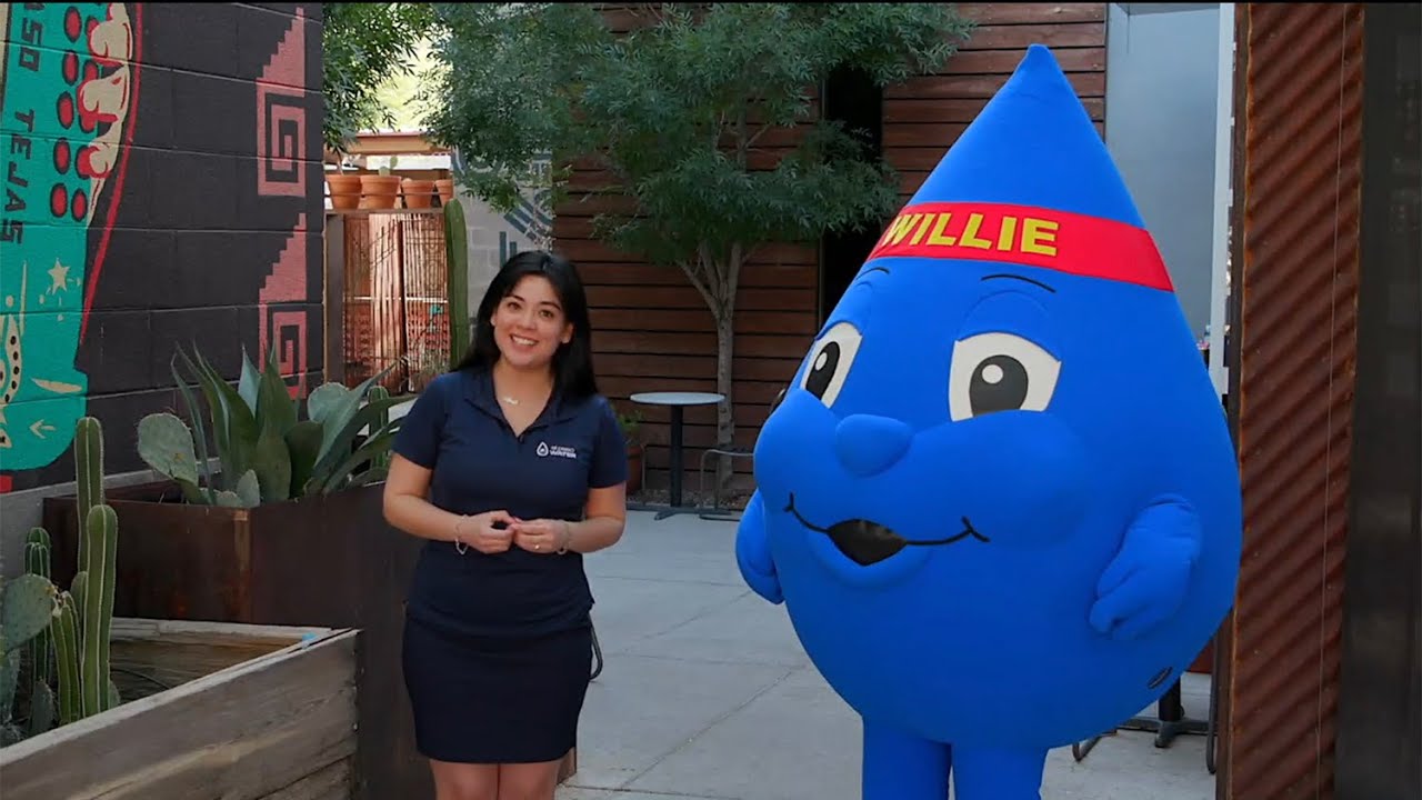 Willie the Waterdrop talks water resources - YouTube