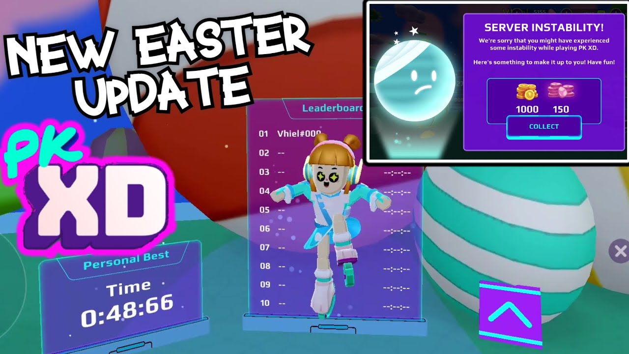 NEW EASTER UPDATE AND FREE COINS AND EASTER EGG PK XD - YouTube