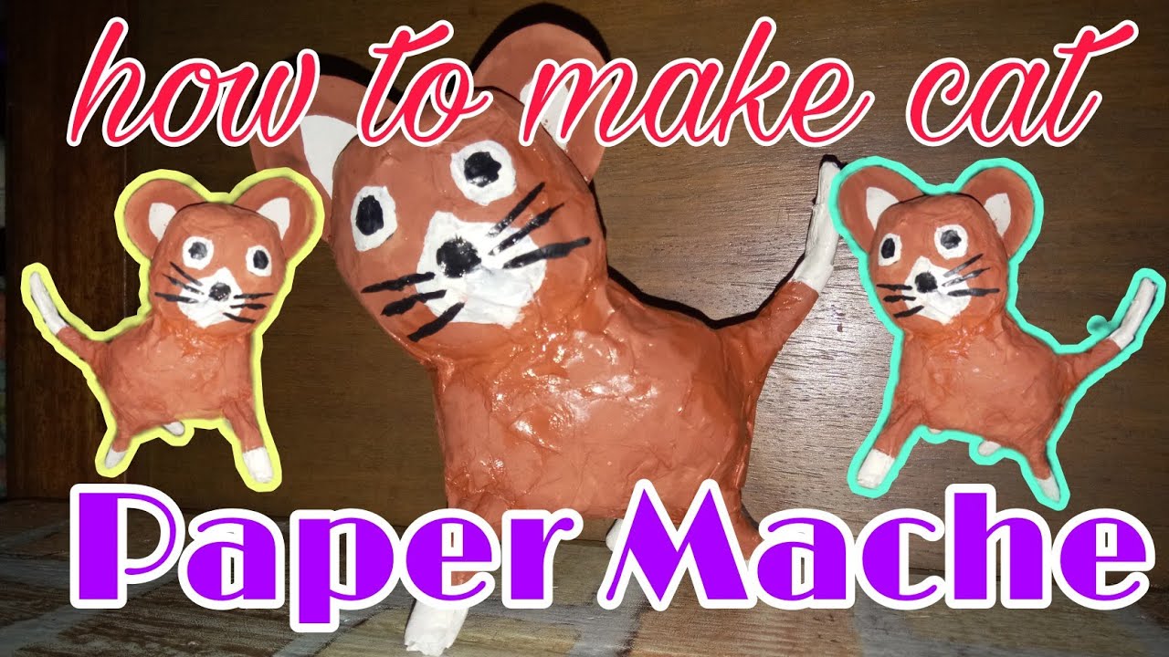 GRADE 2 ARTS || HOW TO MAKE CAT PAPER MACHE ||Remelyn Cauilan - YouTube
