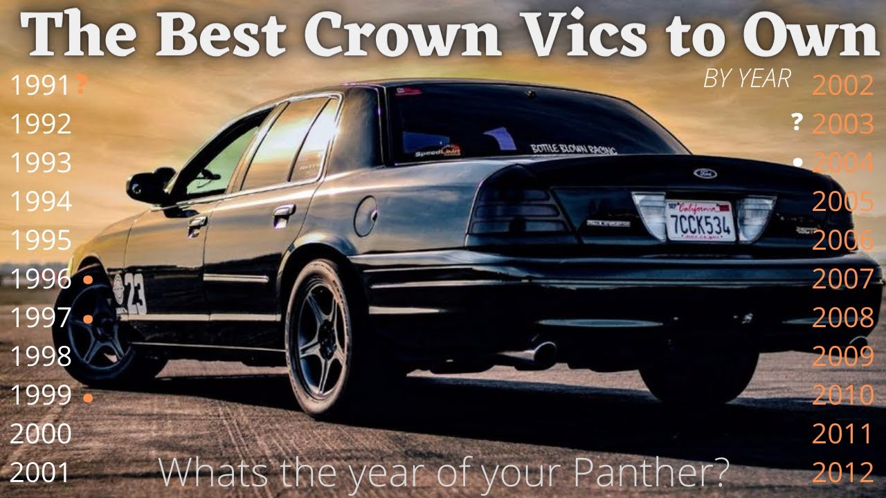 The Best Crown Victorias to Own ( By The Year ) Whats the Year of Your ...