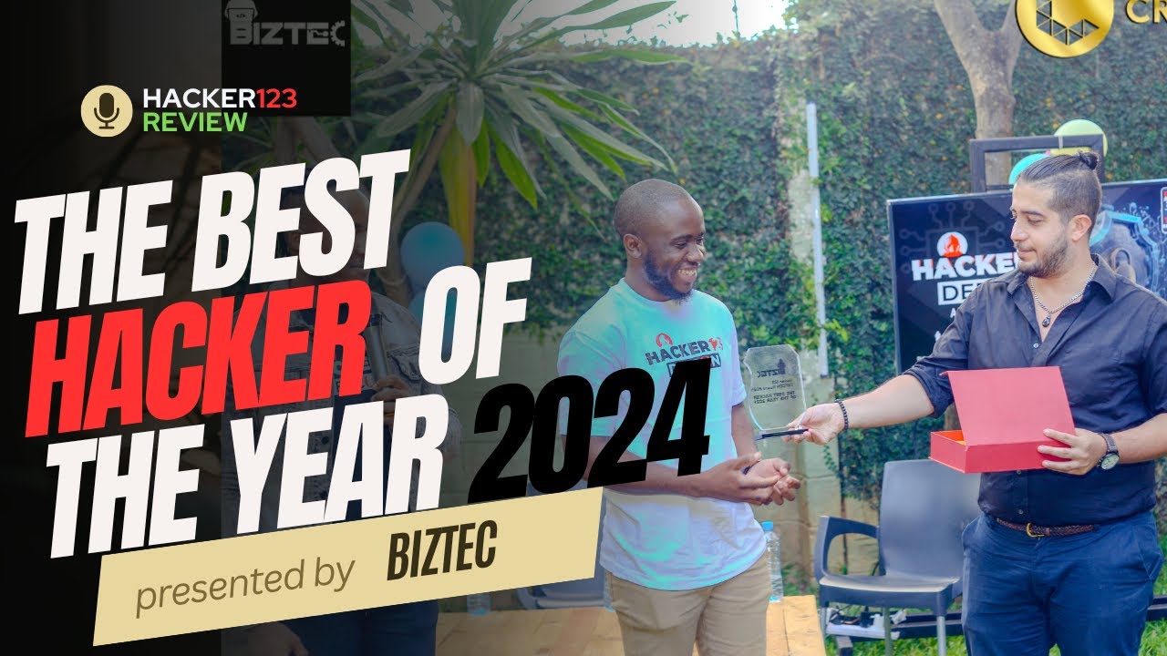 The Best Hacker of the year 2024 - Hacker123 - YouTube