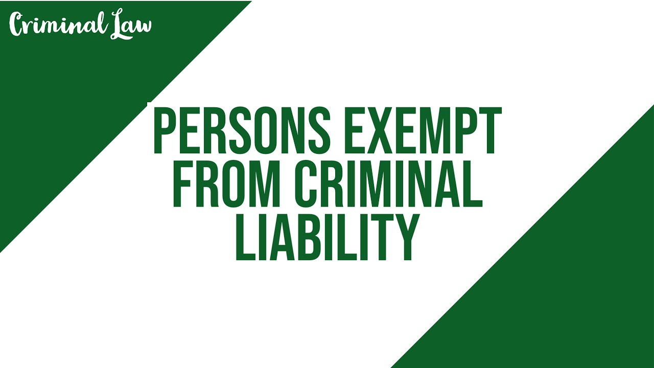 [Article 332] Persons exempt from criminal liability: Criminal Law ...