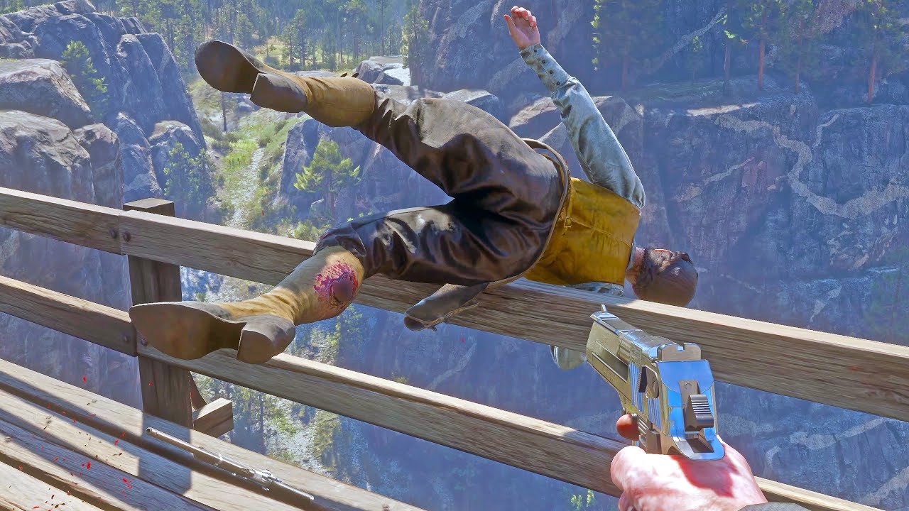 [4K] Modern Weapon Gameplay #5 (Desert Eagle, AK47...)(+ragdoll update ...