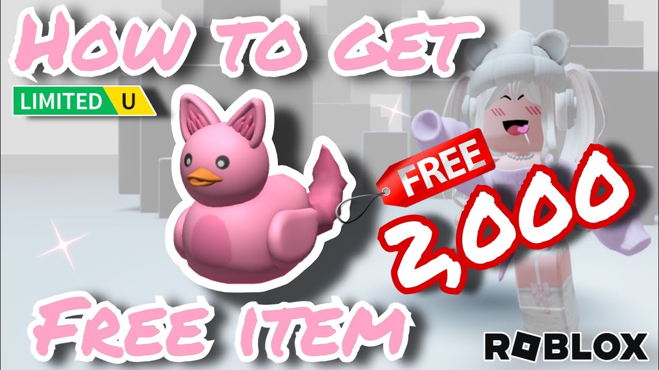 [FREE ITEM] ด่วน! (แจกตอนนี้) สอนรับของฟรี น้องเป็ด Furry รับฟรีในแมพ ...