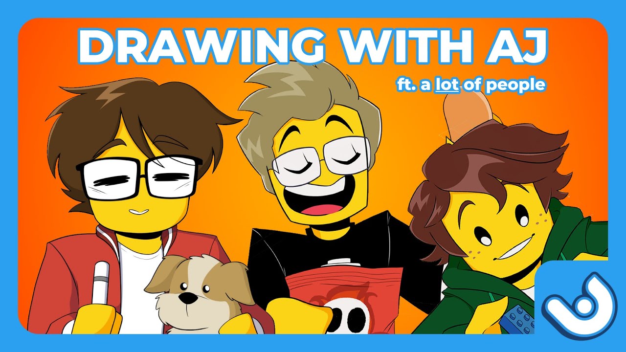 DRAWING WITH AJ! Featuring a lot of other people! Art Stream - YouTube