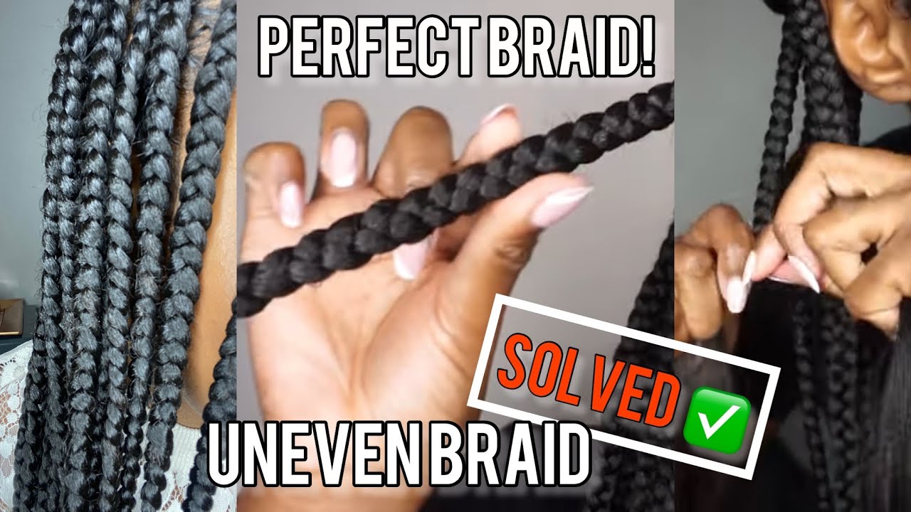 DETAILED Knotless Box Braid| How To Keep A Consistent Size When Adding ...