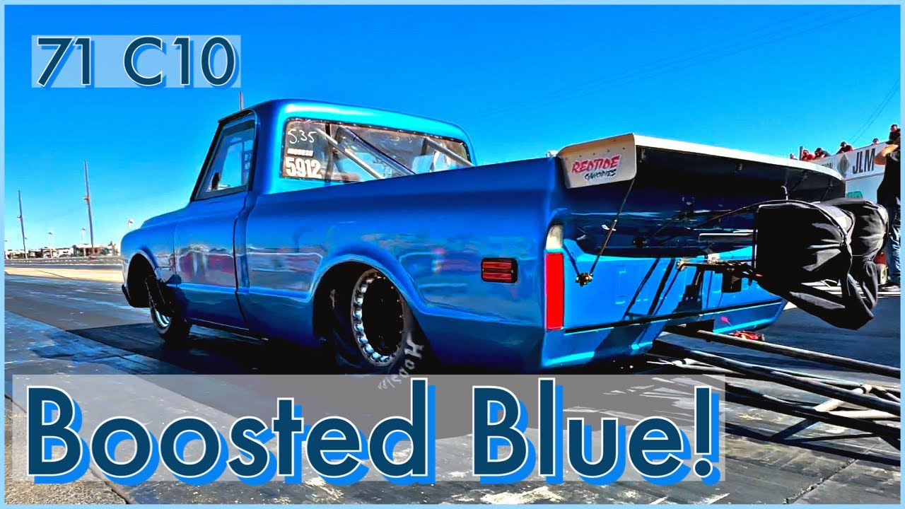 PROCHARGED 1971 C10/ BOOSTED BLUE! / RIECK RACING - YouTube