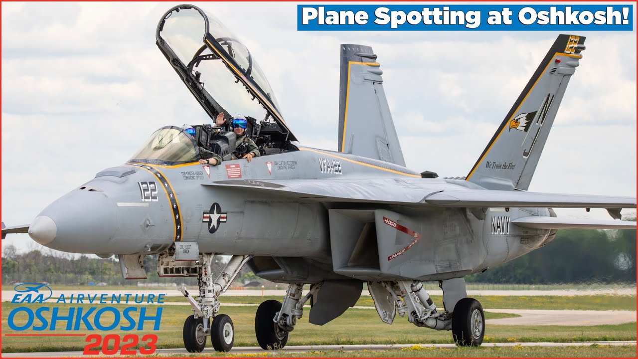 *RARE PLANES* Plane Spotting @ Oshkosh EAA AirVenture 2023! - YouTube