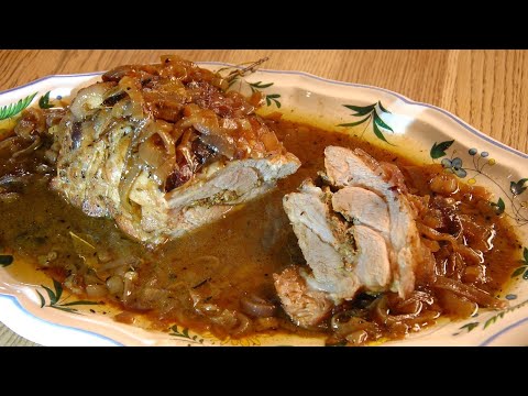 Свиная шейка в луковом соусе | Едим дома - YouTube