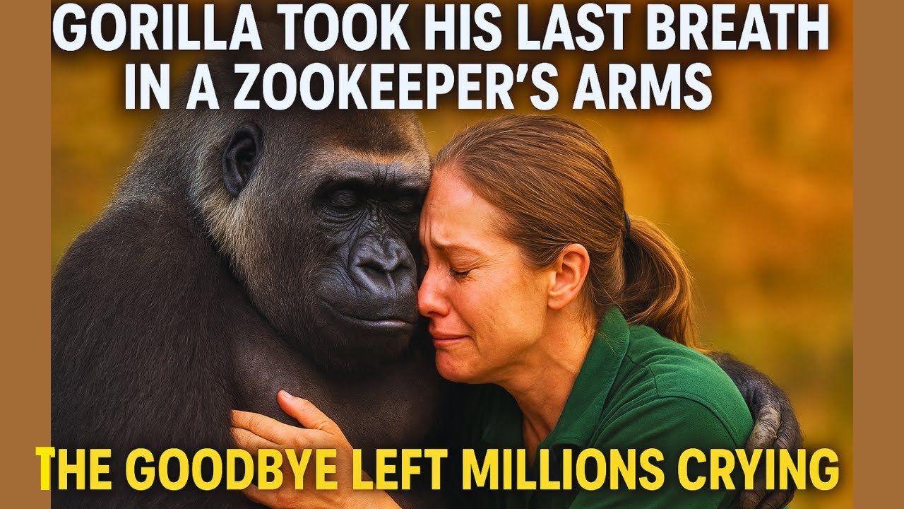 A Gorilla Took His Last Breath in a Zookeeper’s Arms — The Goodbye Left ...
