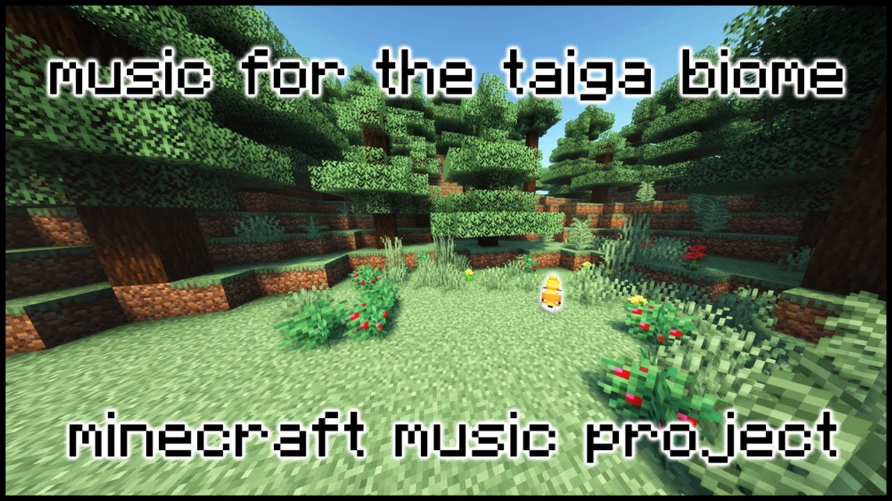 I improved the Taiga biome… with one song - YouTube