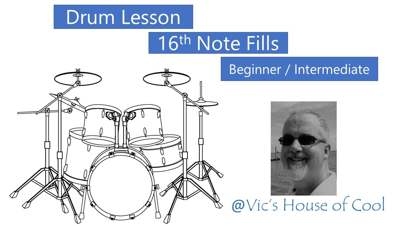 Drum Lesson - 16th Note Fills - Beginner/Intermediate - YouTube