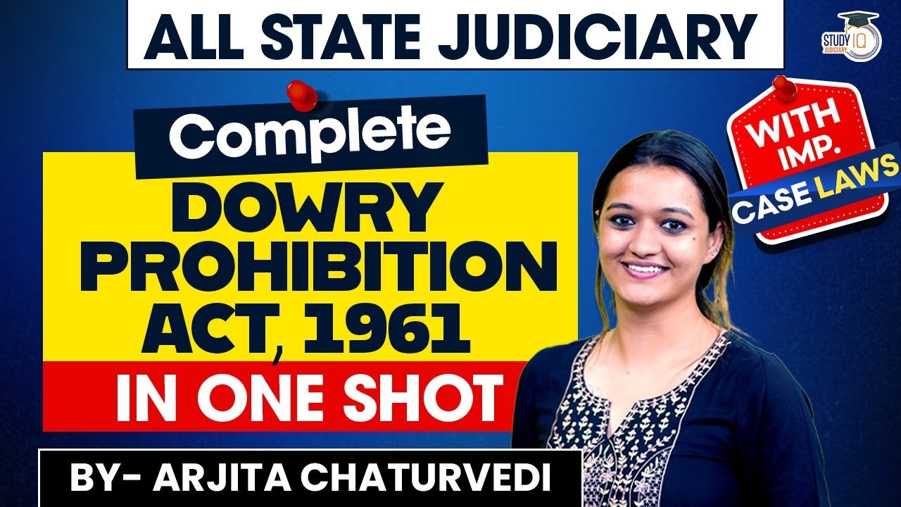 Complete Dowry prohibition Act 1961 | Dowry prohibition Act,1961 in One ...