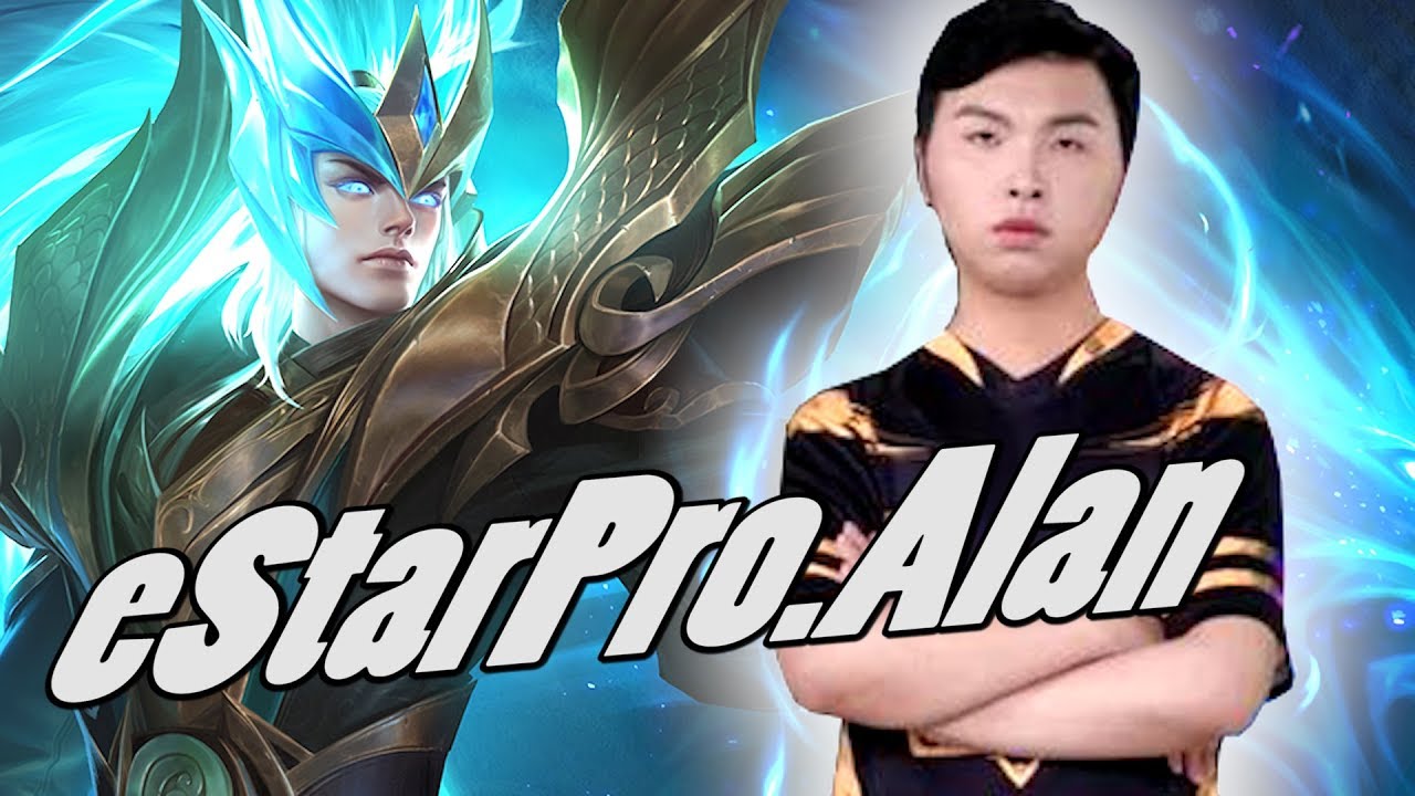 【王者荣耀职业选手】eStarPro.Alan 稳健凯皇上巅峰赛1800分 - YouTube