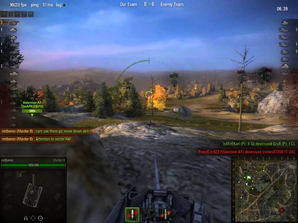 6 Kills and Top Gun for Marder TD - YouTube