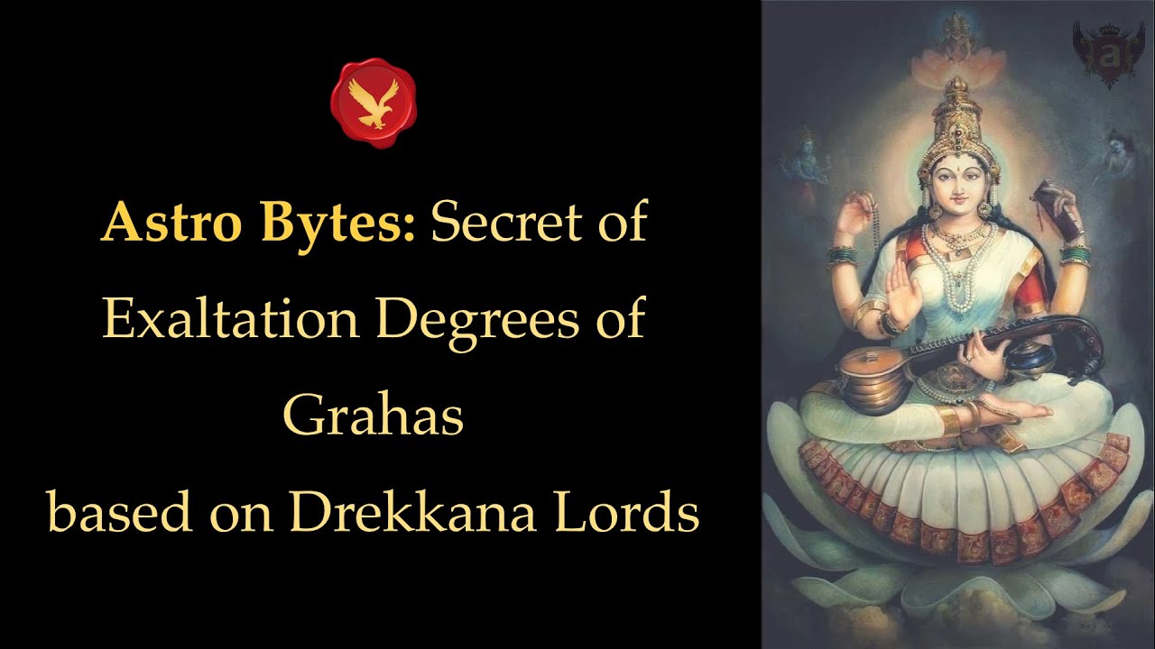 Astro Bytes | Secret behind Exaltation Degrees of Grahas based on ...