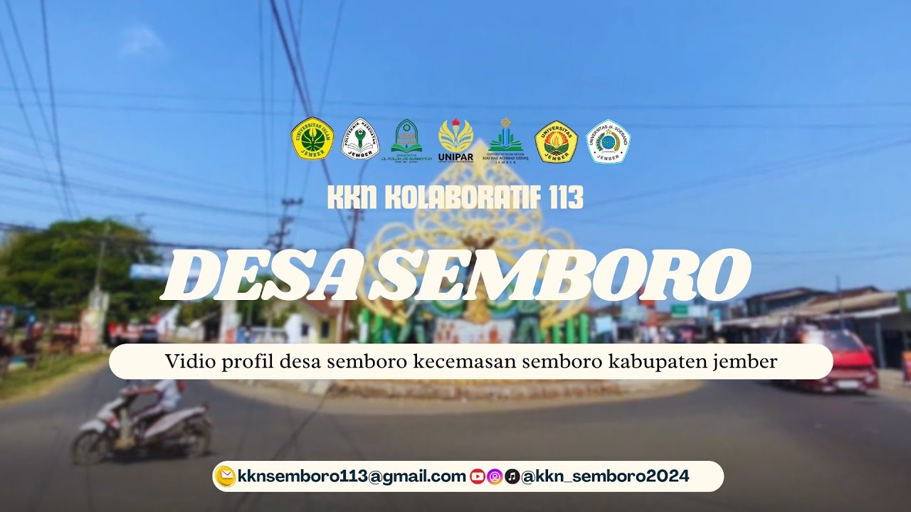 Profil Desa Semboro ( KKN Kolaboratif 2024 Posko 113) - YouTube
