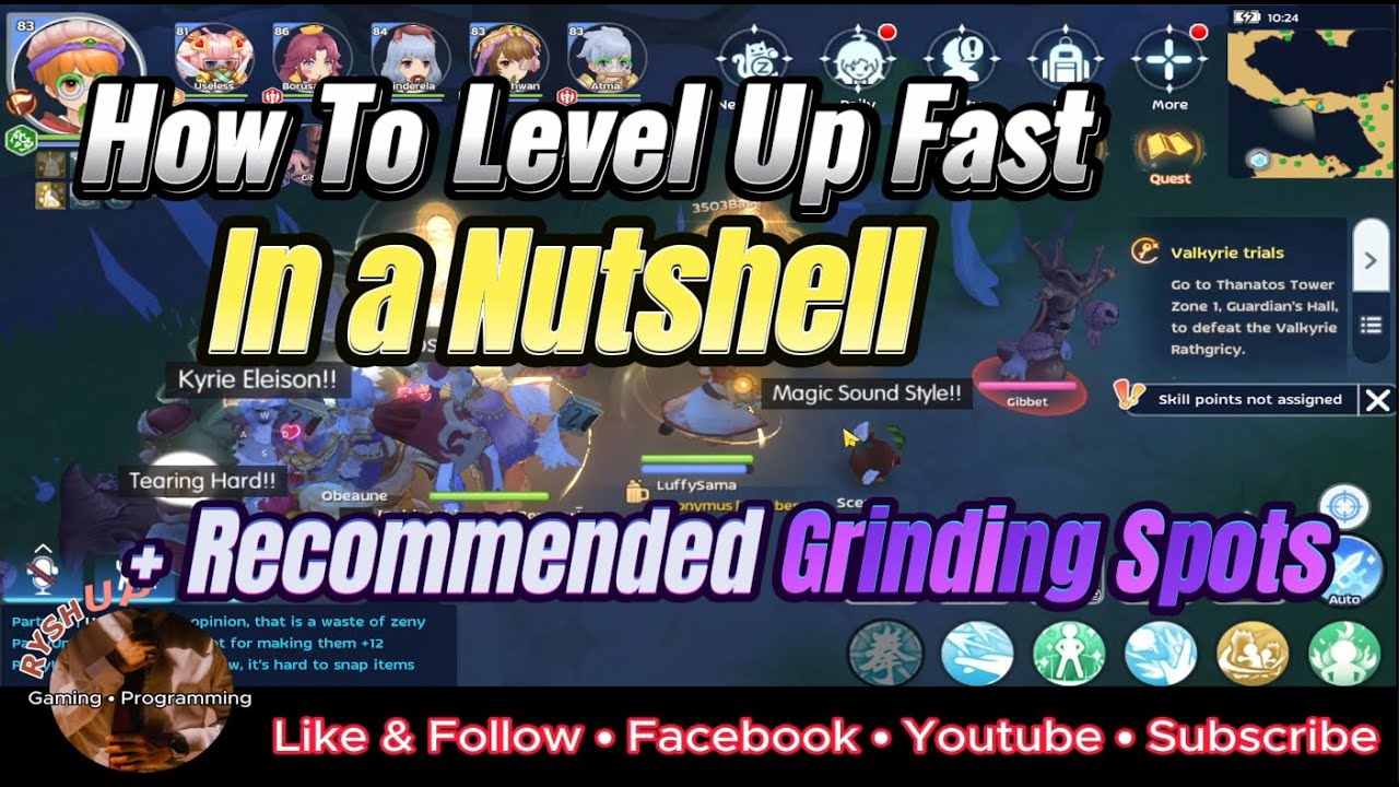 Ragnarok M Classic: How To Level Up Fast In a Nutshell & Recommended Grinding Spots - YouTube