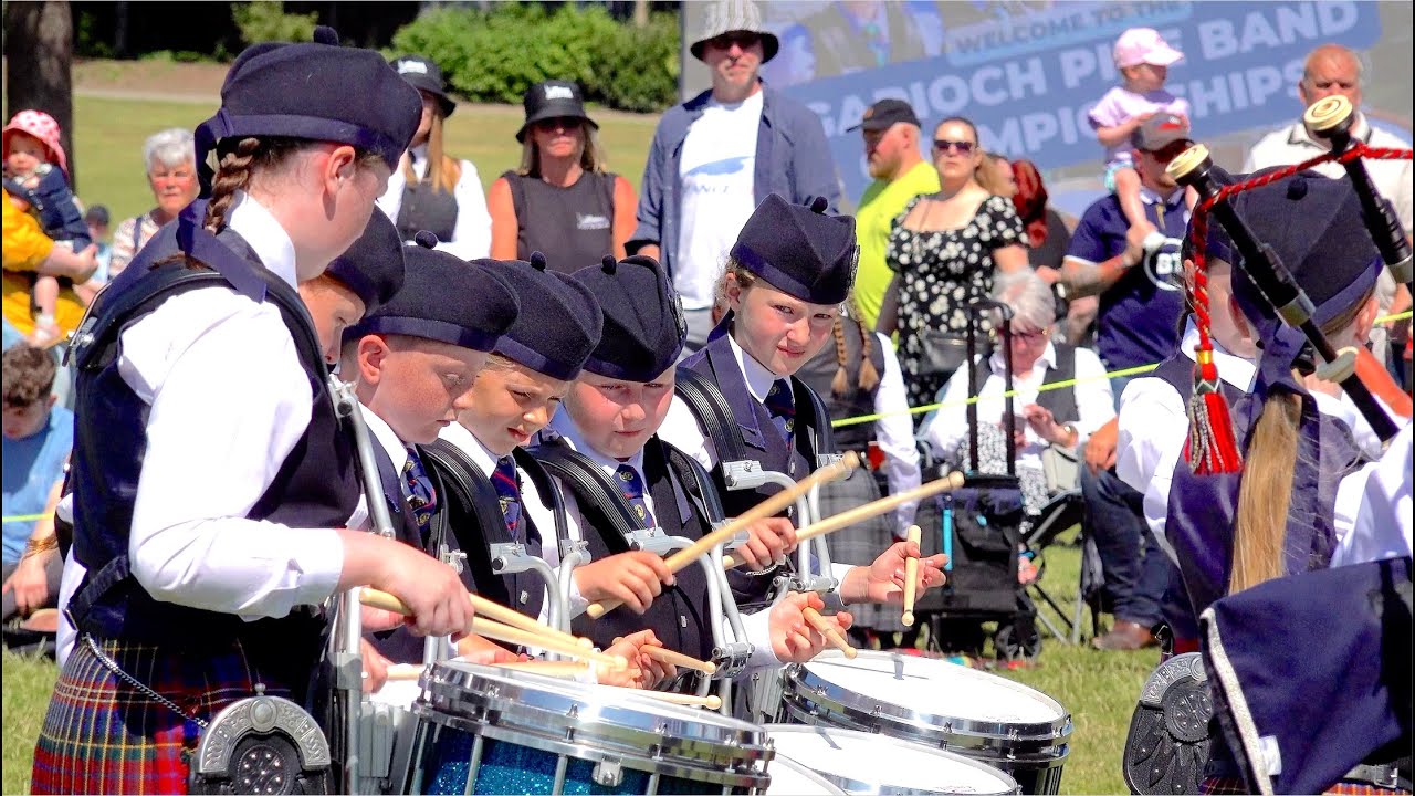 1st for Bucksburn Dist NJ Pipe Band in Grade 4B at 2025 Garioch Pipe ...