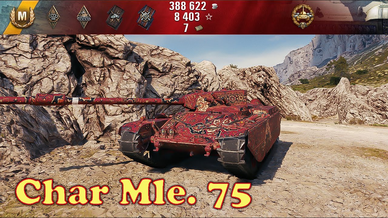 Char Mle. 75 - World of Tanks UZ Gaming - YouTube