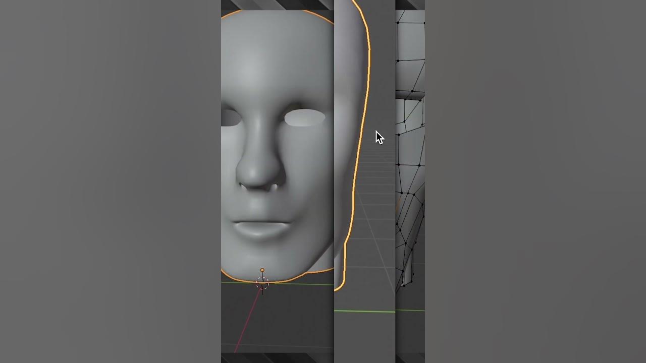 Character Face Modeling #characterdesign #gamedev #devlog - YouTube