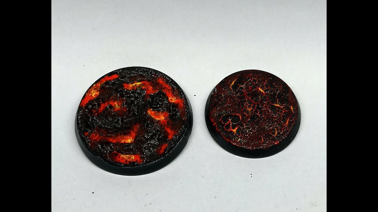 tuto socle: peindre des socles rapide terre volcanique avec des ...