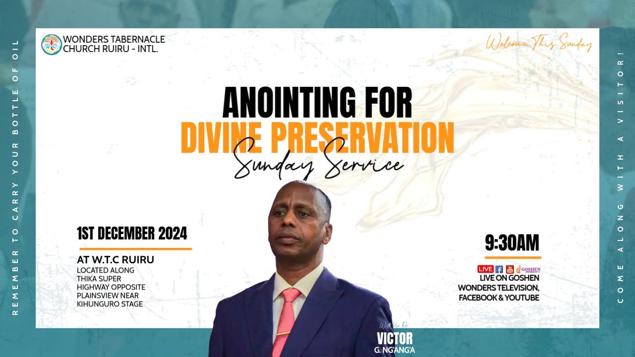 ANOINTING FOR DIVINE PRESERVATION SUNDAY SERVICE || 1ST DECEMBER 2024 ...