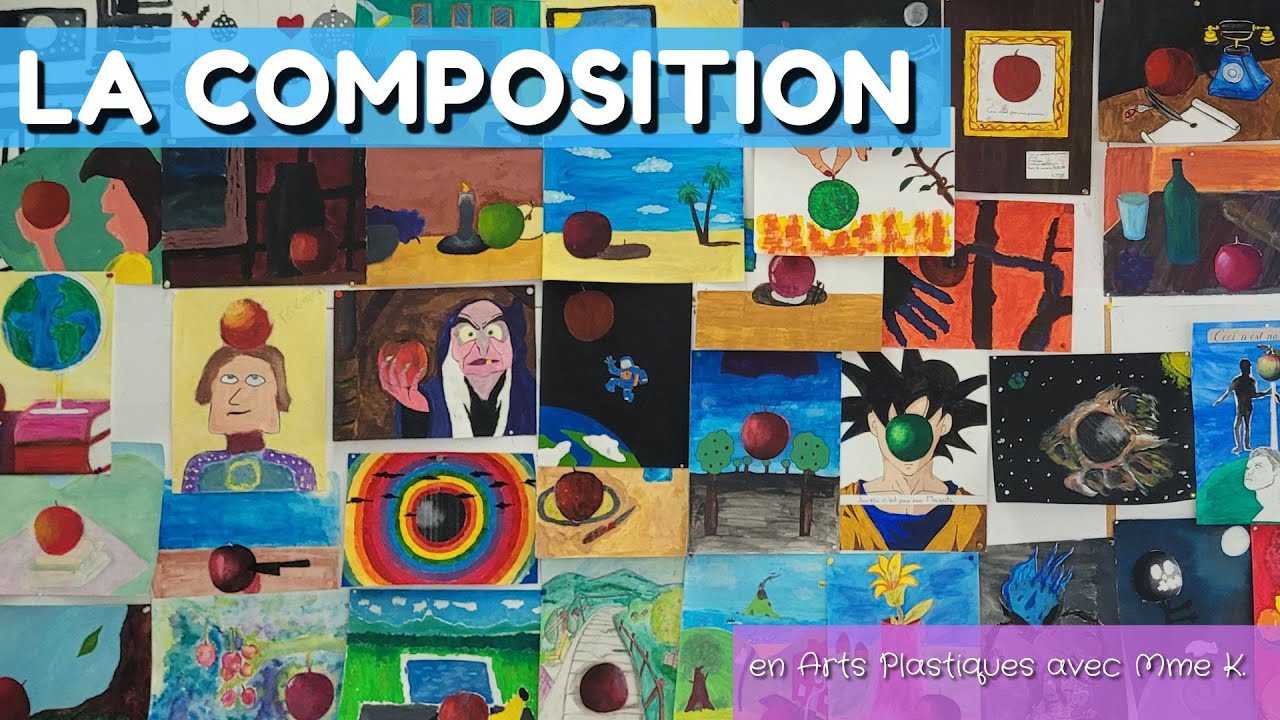 4e La composition, en arts plastiques avec Mme K. - YouTube