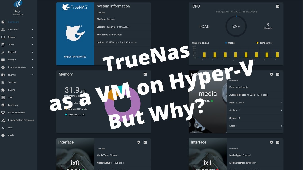 Truenas as a VM under Hyper-V...but why? - YouTube