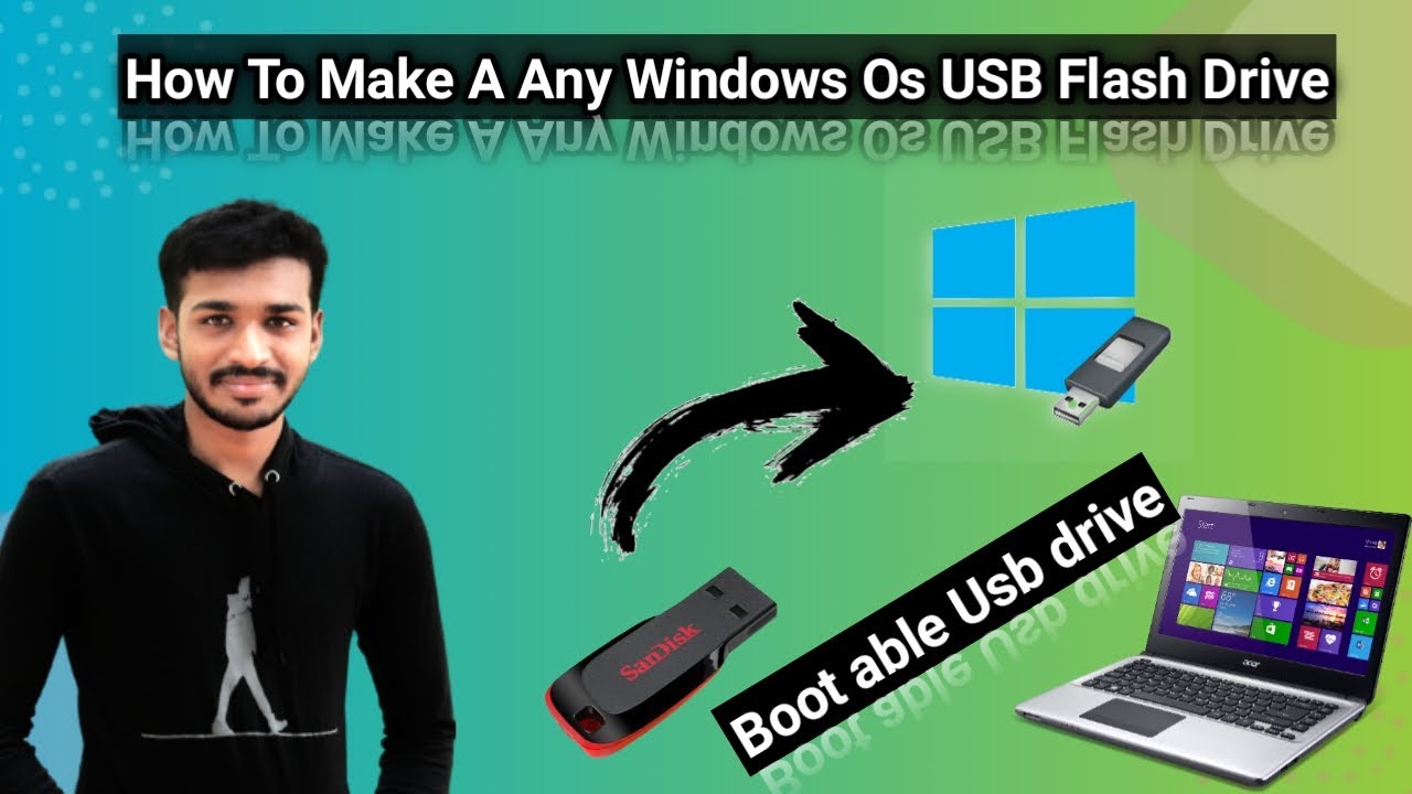 How to make a bootable USB flash drive - YouTube
