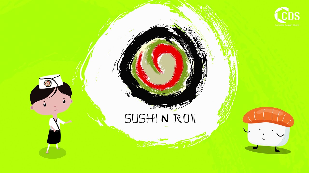 Sushi N Roll- 2D Animation - YouTube