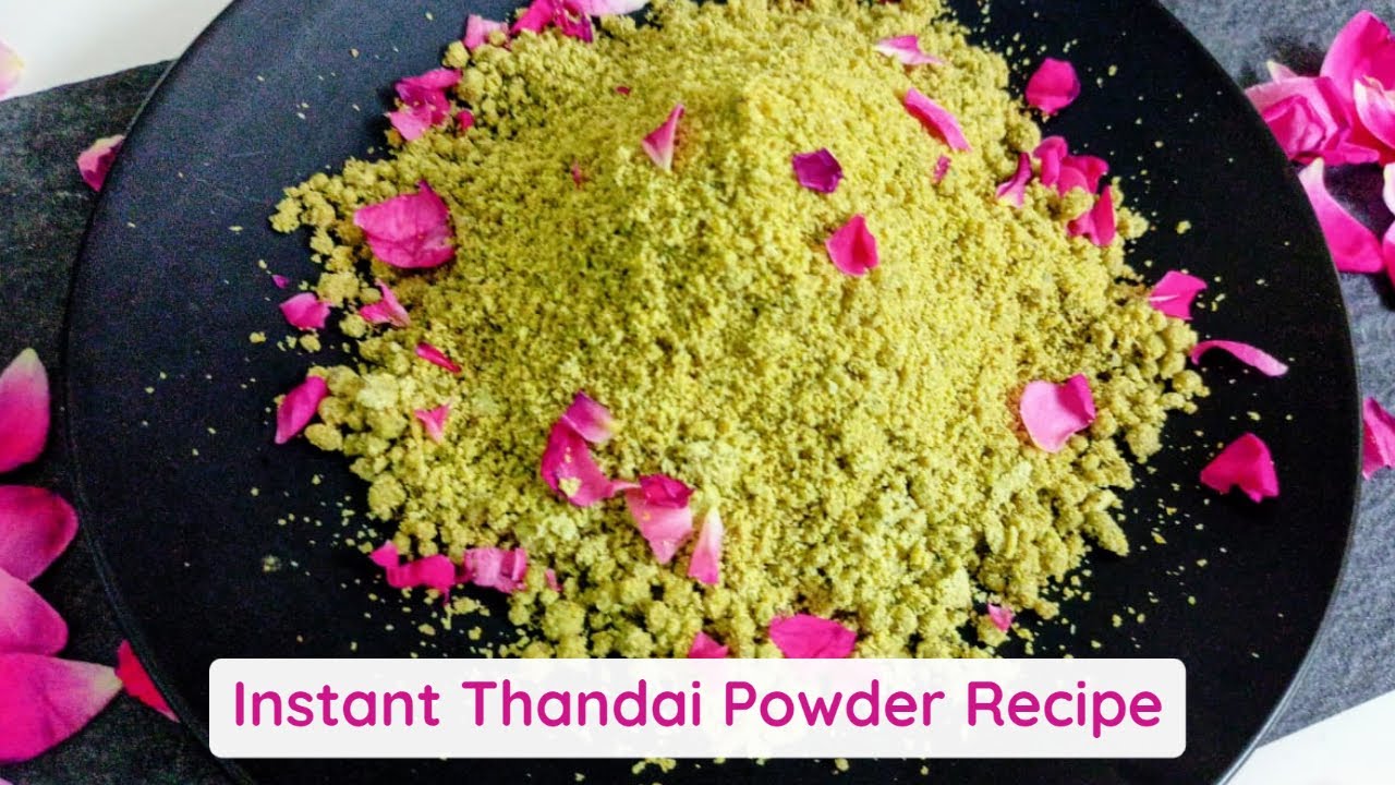 Instant Thandai Powder Recipe | Easy and Quick | Holi Special | Part 1 ...
