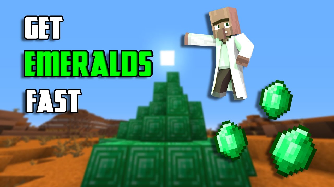 How To Get EMERALDS in Minecraft // FAST Emerald Method Minecraft 1.15 ...
