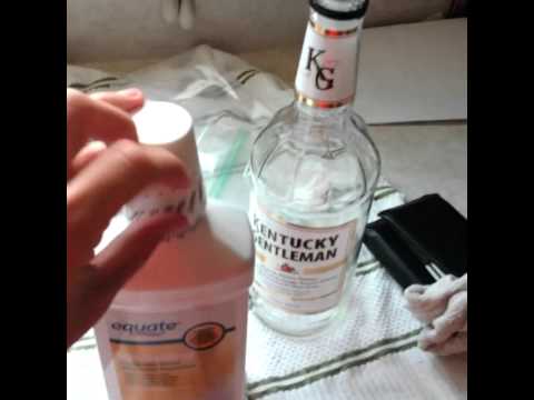 How to sneak alcohol on a cruise ship - mouthwash - YouTube
