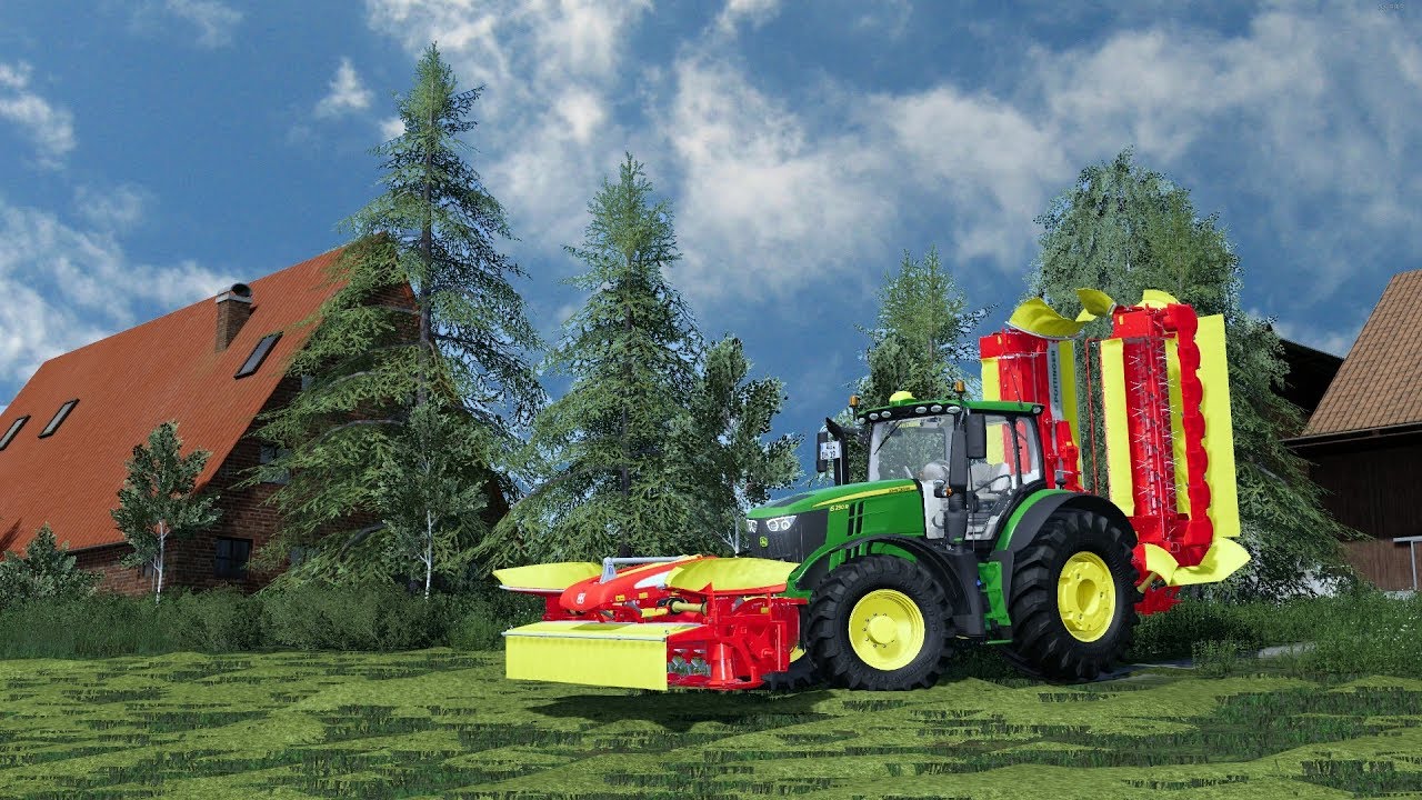 MOWING GRASS [LS19] - Timelapse #2 GEISELBERG-- FS 19 TIMELAPSE - YouTube